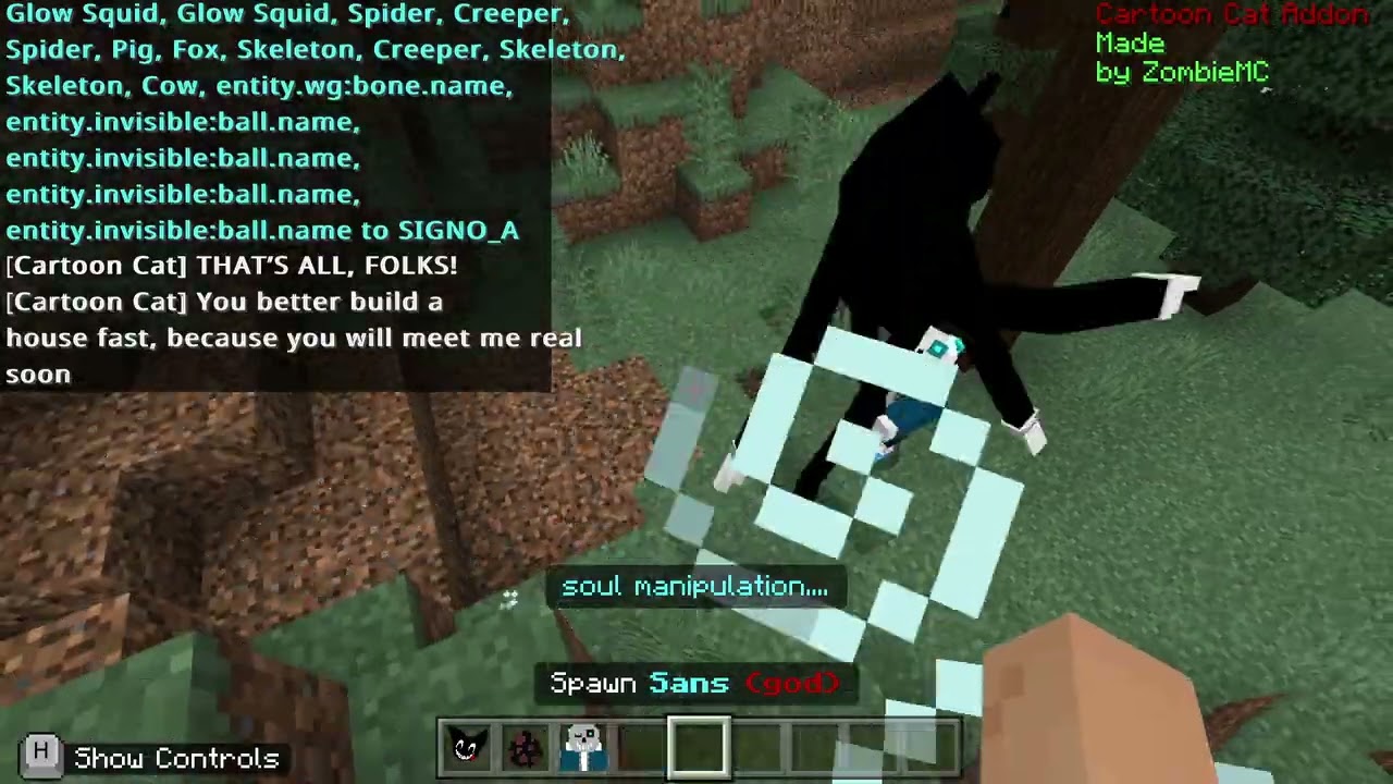 Sans vs Cartoon Cat Rematch - YouTube