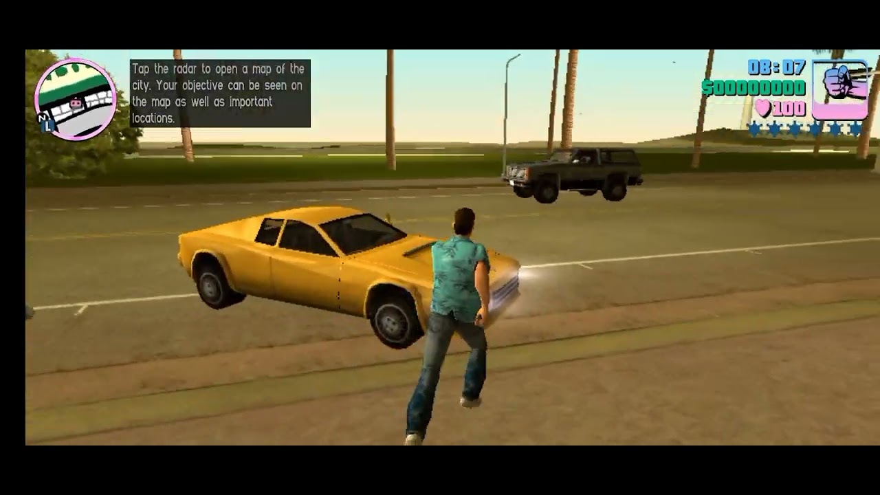 GTA VICE CITY FIRST MISSION in mobile - YouTube