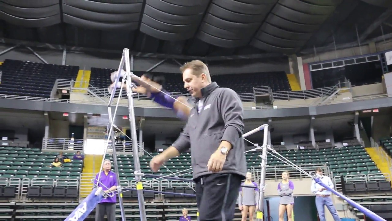 Kennedi Edney, LSU - Bars - 2017 GymQuarters Training - YouTube