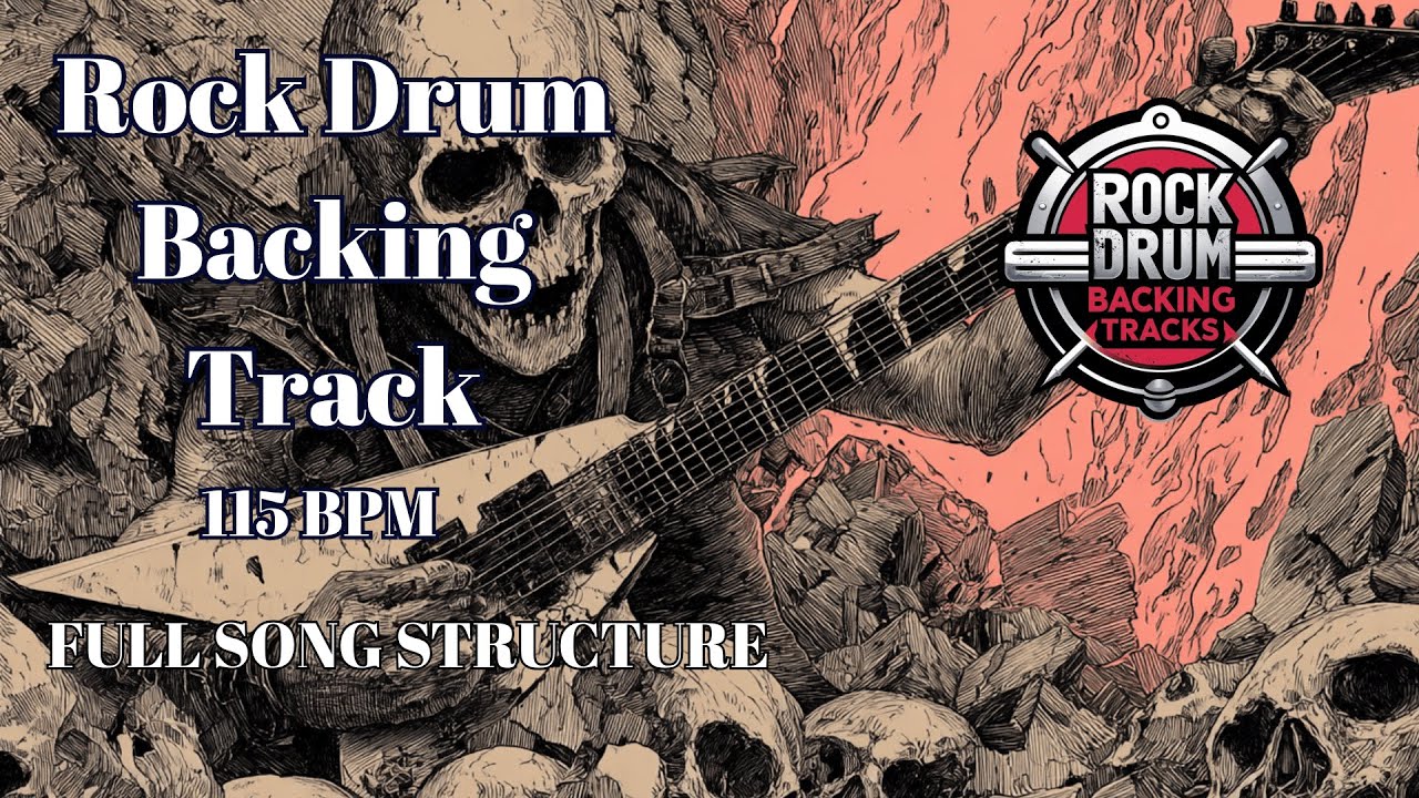 115 BPM Rock Drum Backing Track – Punchy Classic Rock Groove - YouTube