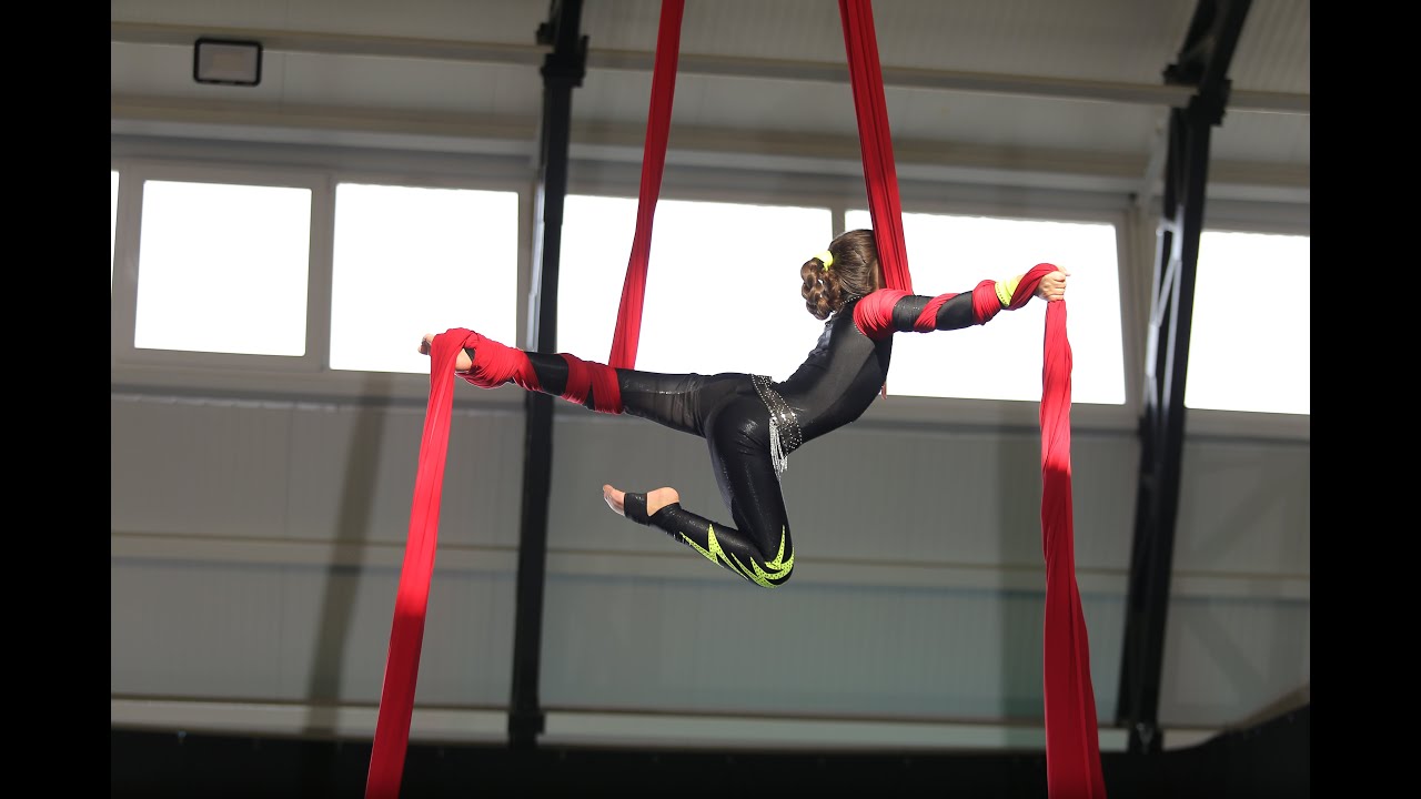 Anastasiia Paliienko (aerial silks) on the championship in Dnipro ...