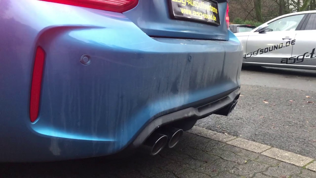 Sportauspuff BMW M2 Competition asg-sound Klappenauspuff - YouTube