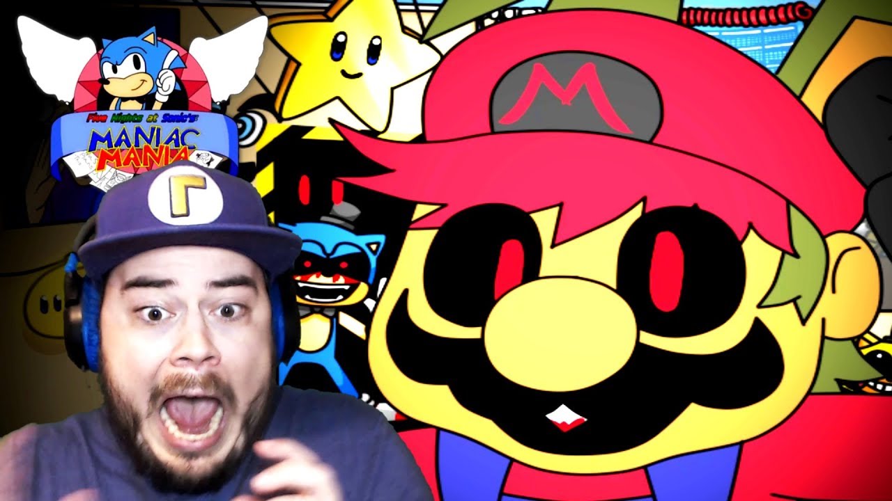 I DIDN’T SEE NIGHTMARE MARIO COMING!! | Five Nights at Sonic's: Maniac ...