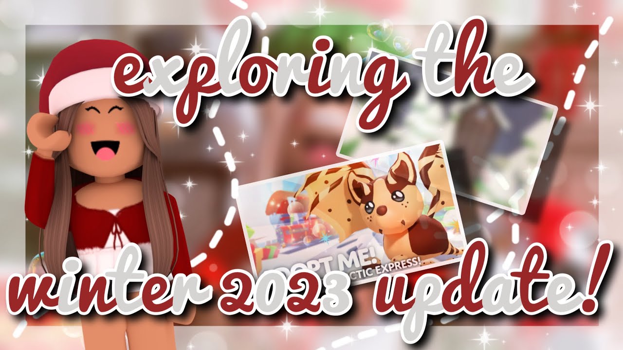 exploring the NEW WINTER 2023 update in adopt me! (roblox) - YouTube