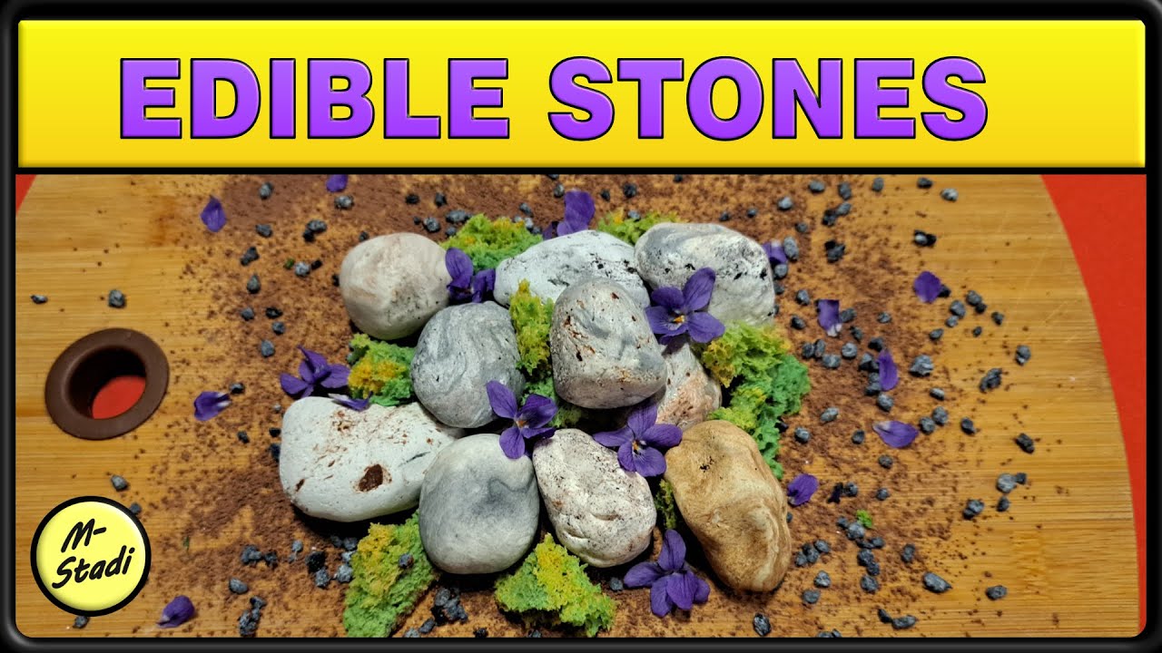 How to make edible stones/ Tutorial/ Recipe - YouTube