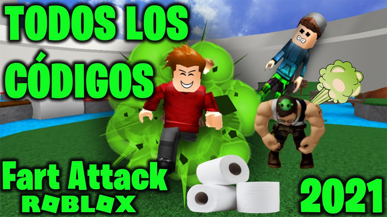 Todos los Códigos de 🧻 FART ATTACK 🧻 activos de 2021 ROBLOX CODES ...