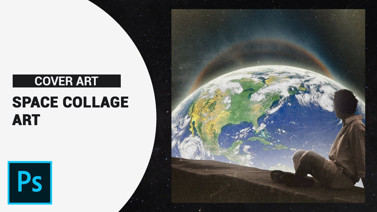 How to Create Space Collage Art - Tutorial Photoshop CC 2020 - YouTube