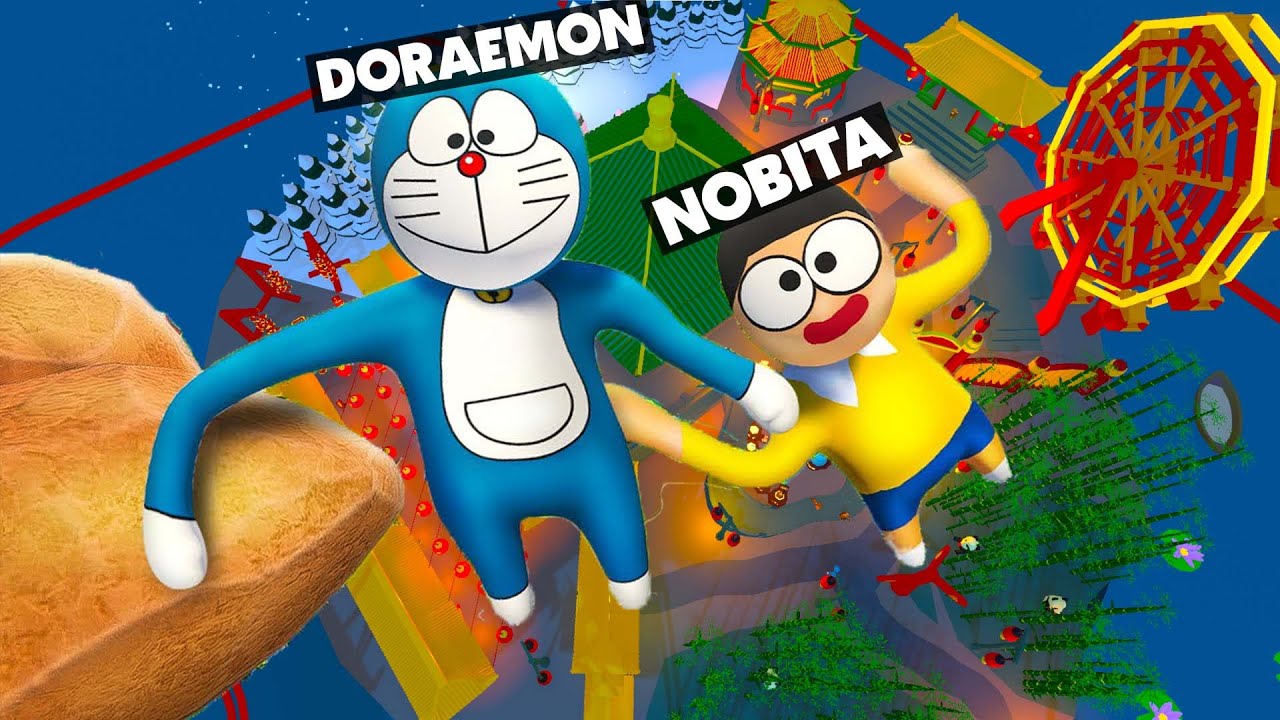 DORAEMON And NOBITA Challenge Hide and Seek In China Town In HFF ...