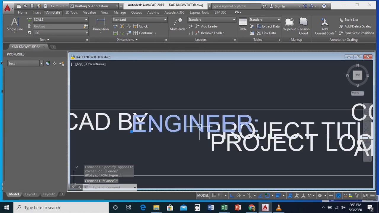 HOW TO EASY MAKE A DRAWING TEMPLATE IN AUTOCAD (CAD -5) - YouTube