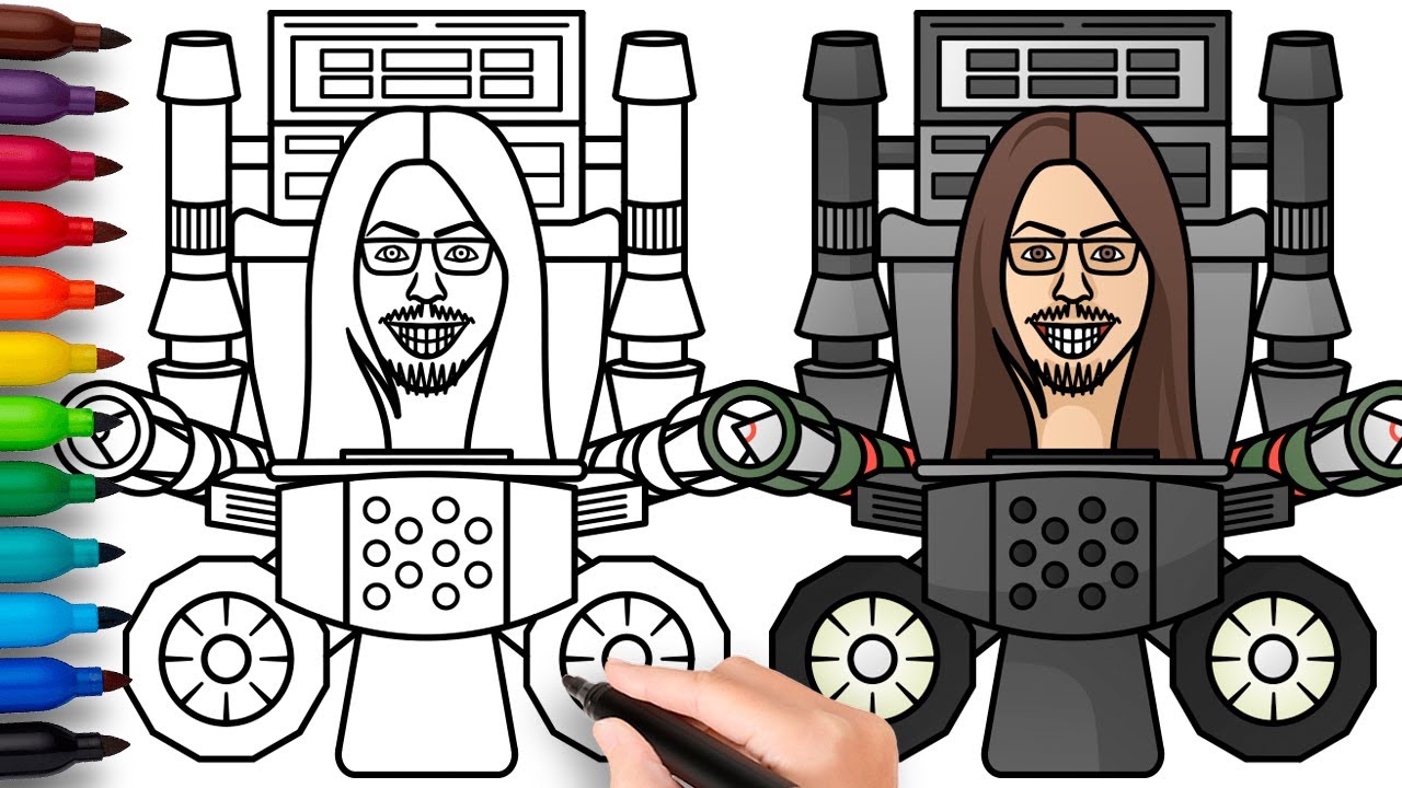 COMO DIBUJAR a GEEKY JESUS | Skibidi Toilet - paso a paso, fácil y ...