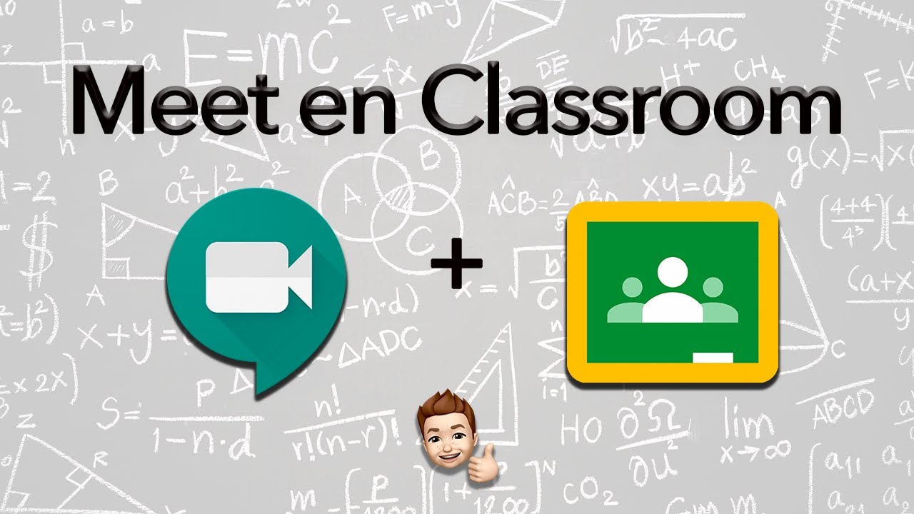 Meet en Classroom, vista de Profesor y alumno - YouTube