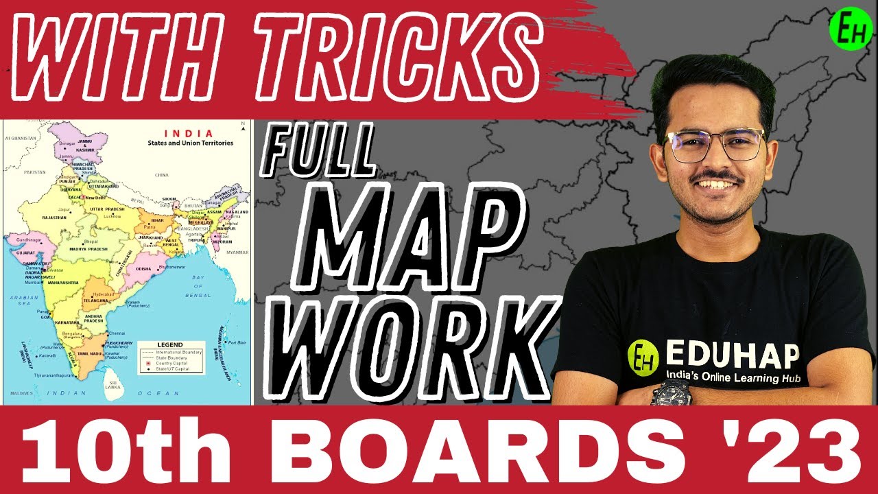 Full Map Work Class 10 | Board Exam 2023 - YouTube