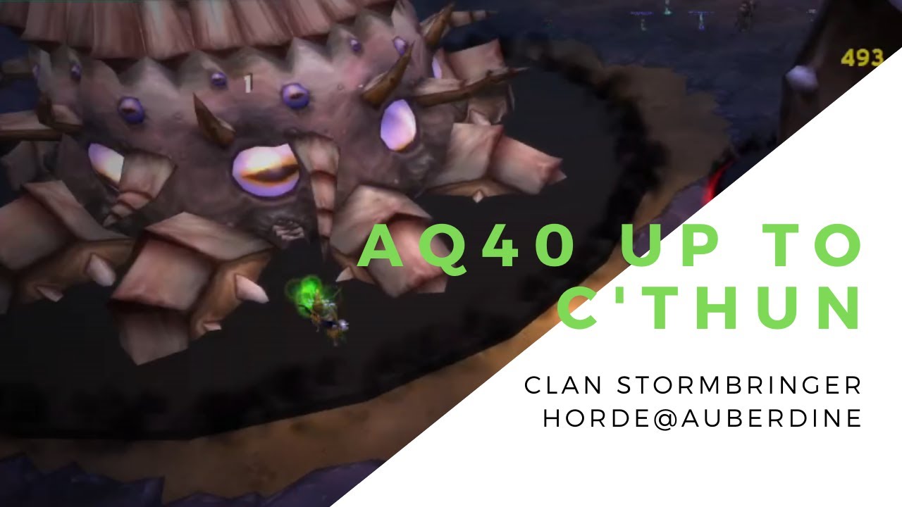 WoW Classic - AQ40 raid - YouTube