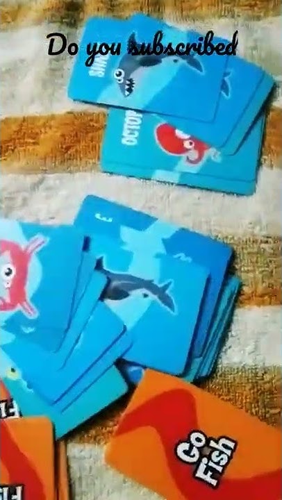 🐟🐠🐙🦞🦑Go Fish Game cards unboxing | #trumpcard #games #sanjusharan # ...