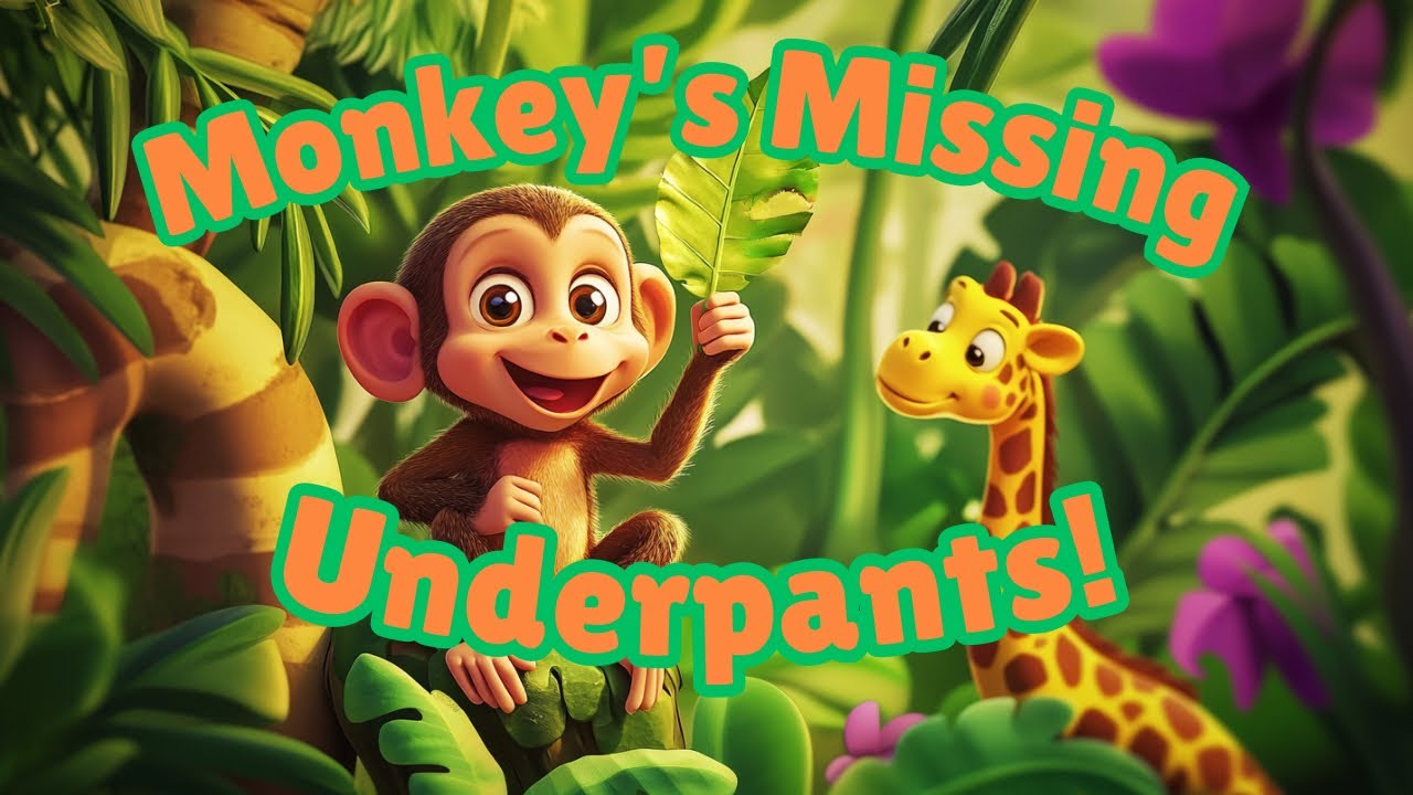 Monkey Missing Underpants! 🎵 Silly Jungle Animal Song for Kids! - YouTube