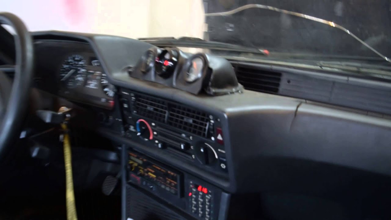 1983 633CSi - M30B34 Turbo Startup - YouTube