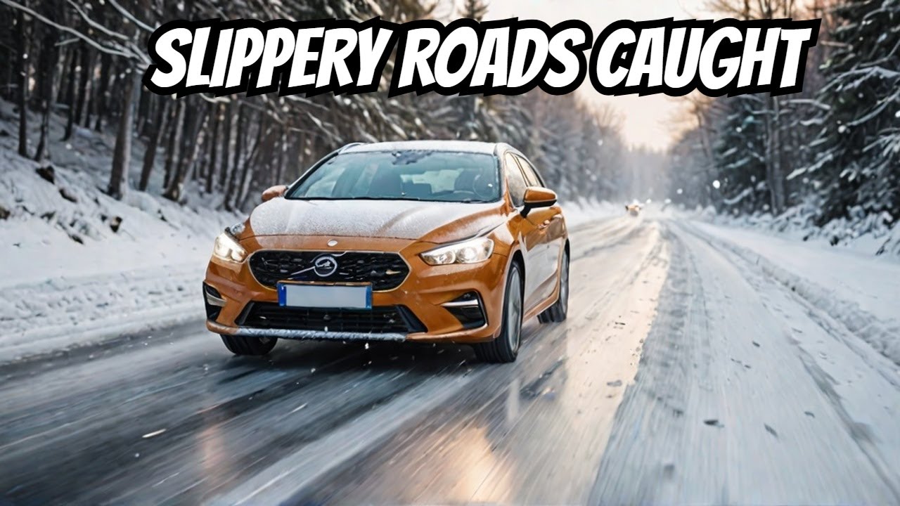 Dangerous Winter Driving Conditions Caught on Dashcam - YouTube
