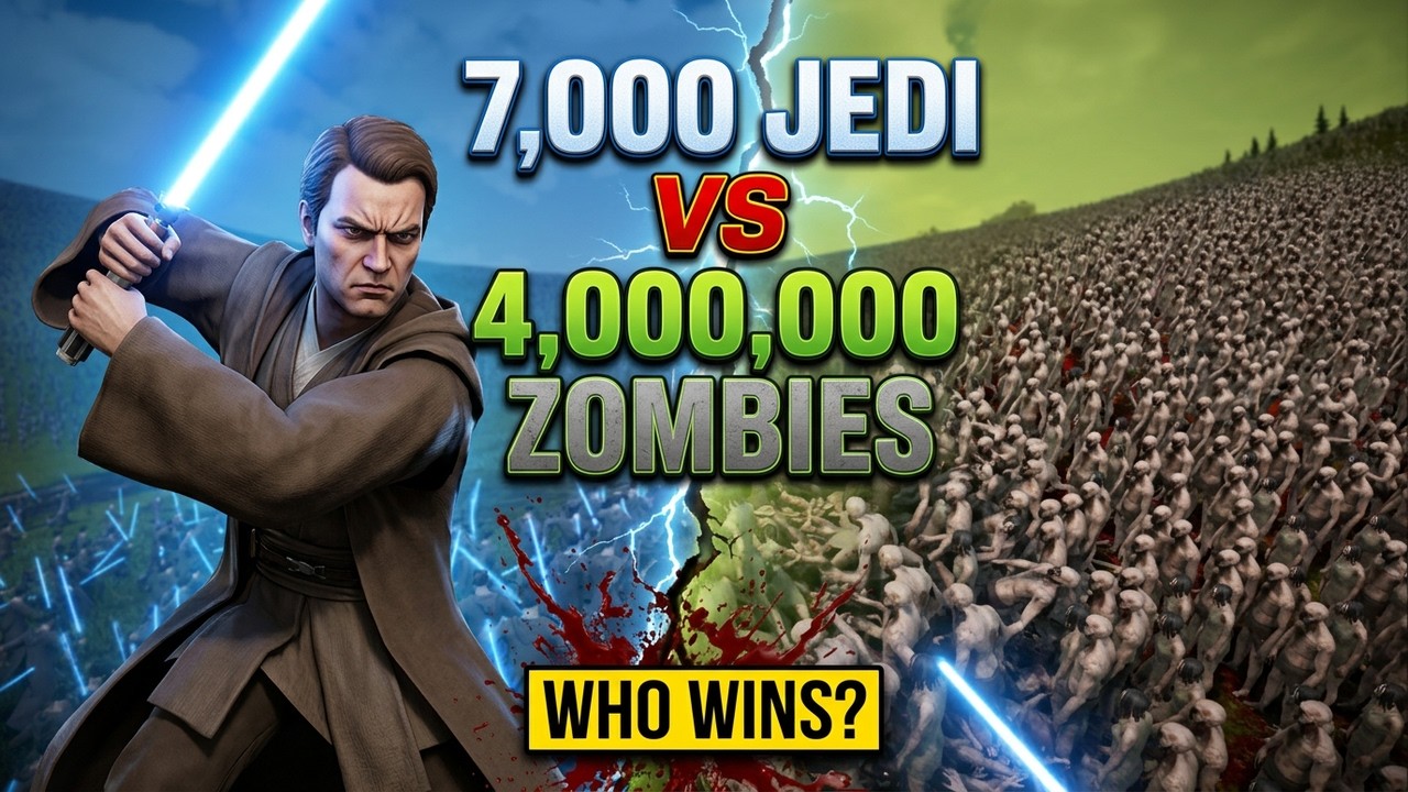 7,000 Jedi vs 4,000,000 Zombies - UEBS 2 - YouTube
