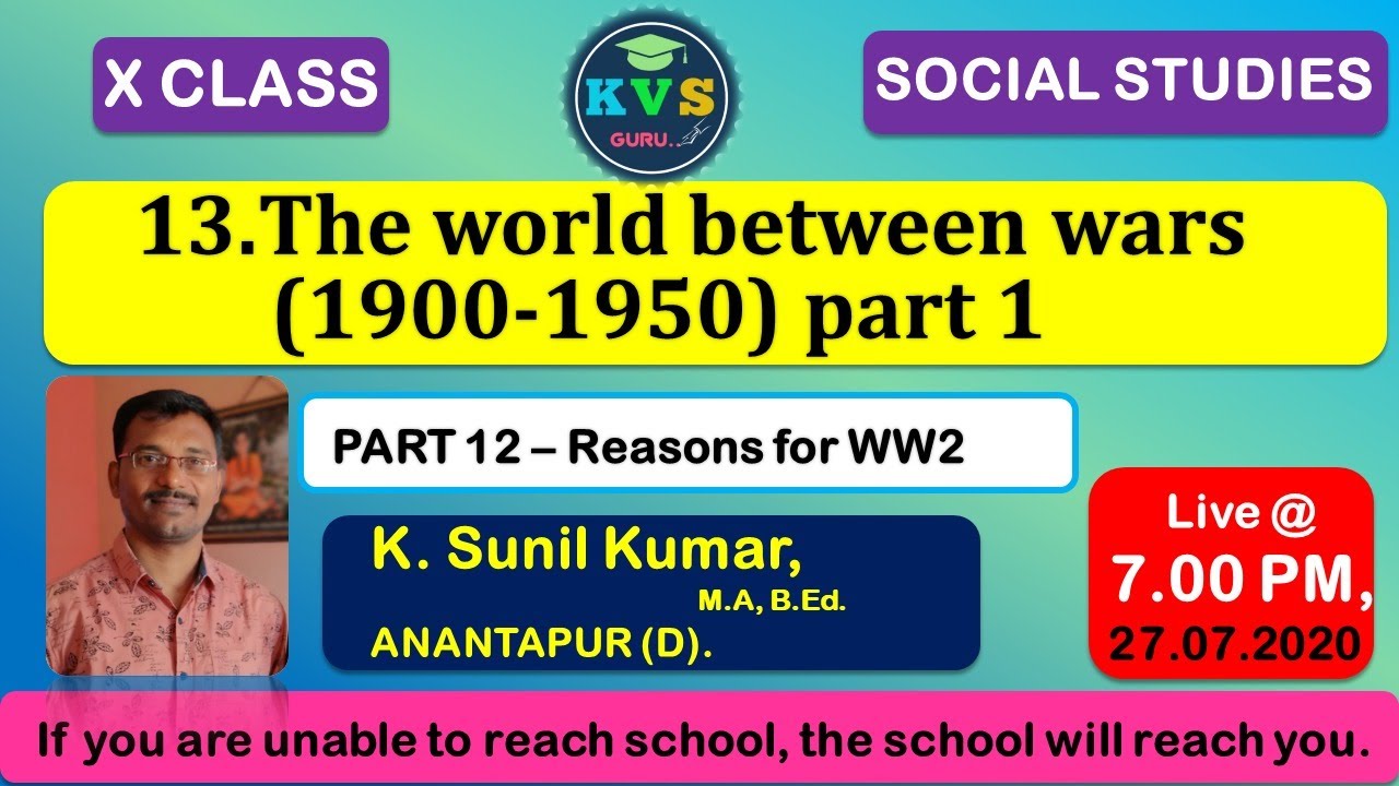 X Class Social: 13.The world between wars (1900-1950) part 1(PART 12 ...