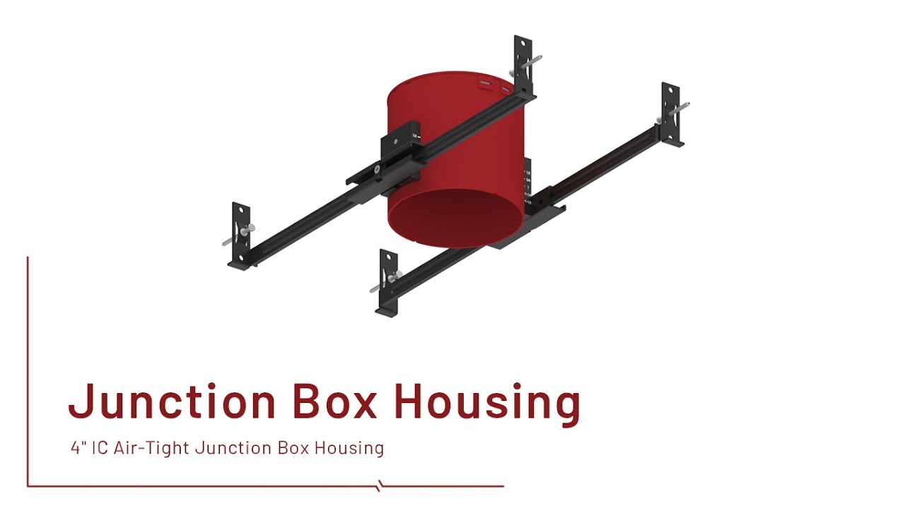 4" IC Air-Tight Junction Box Recessed Housing - YouTube
