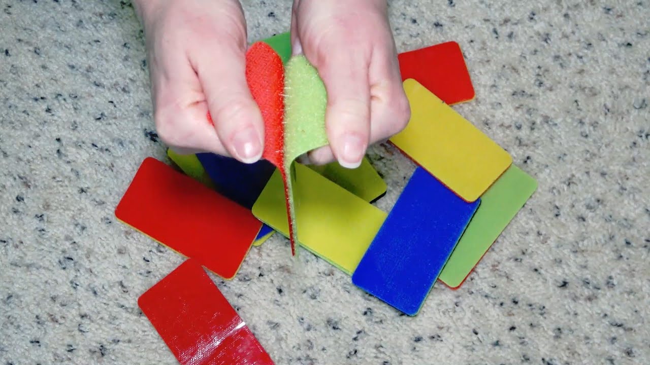 Sounds From Velcro ~ Mix Match Colors Pull Apart - YouTube