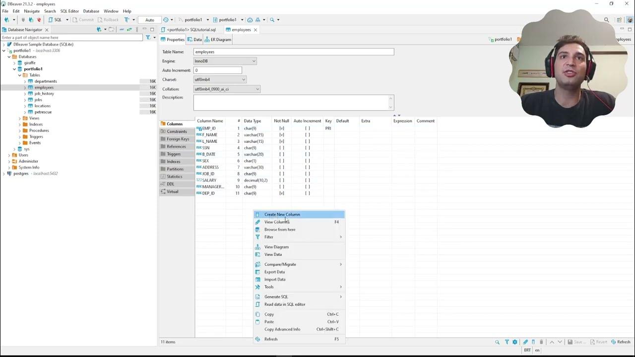 SHOWCASE: gerenciamento de banco de dados com DBeaver e conexão com API ...