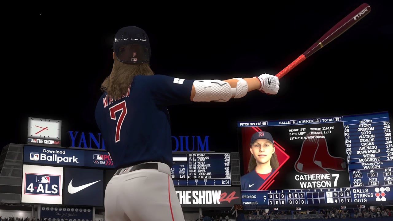 She Strikes FEAR In ALL Opposing Pitchers!|MLB The Show 24 PS5 Female ...