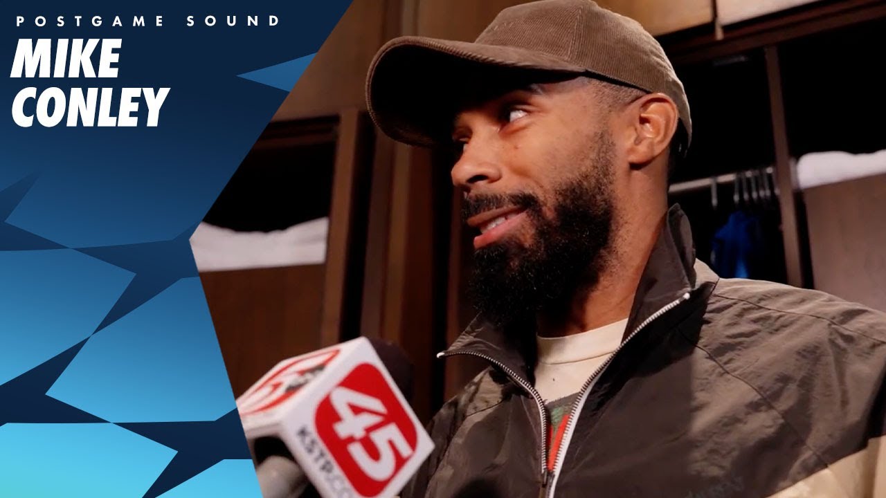 “We Won All The Little Things Tonight." | Mike Conley WCF Game 3 ...