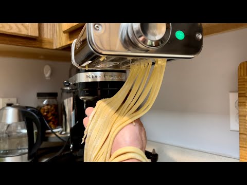 Metal Pasta Maker Attachment for KitchenAid Mixers - Kitchen Aid Attachment Spaghetti & Fettuccine