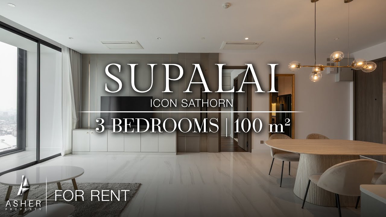 Supalai Icon Sathorn | 3 Bedrooms | 100 sq.m. | Available for rent ...
