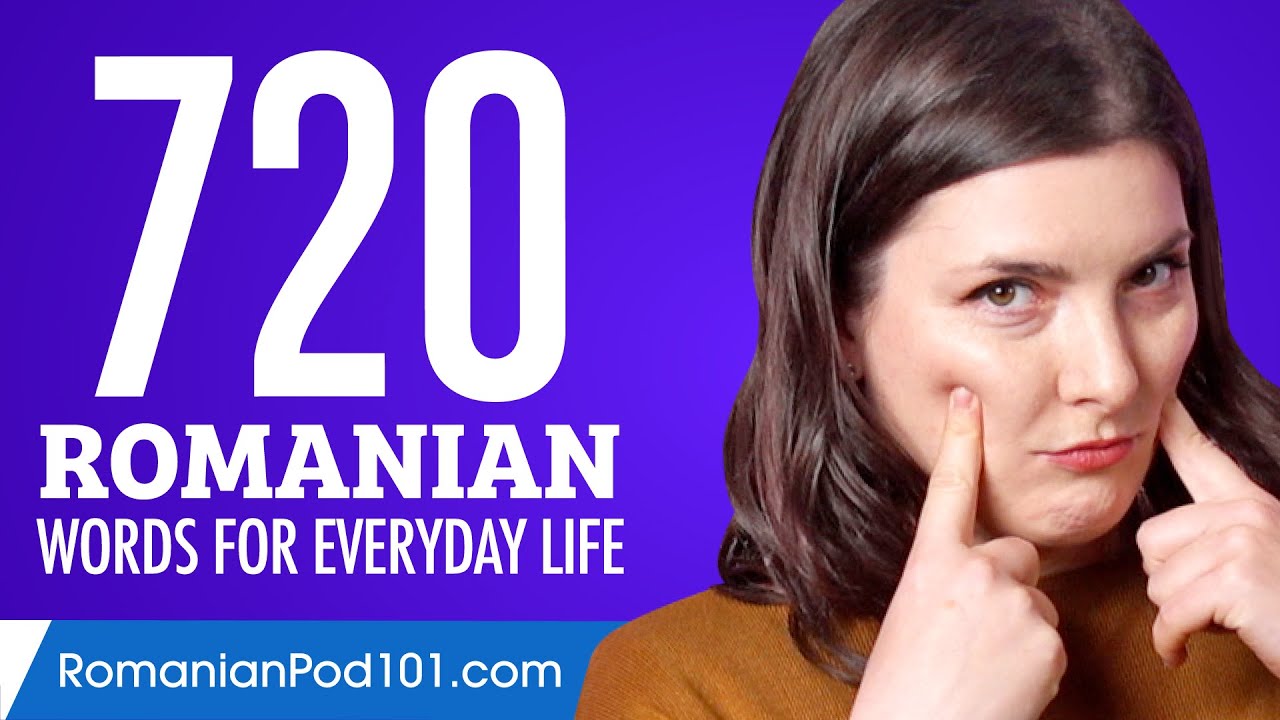 720 Romanian Words for Everyday Life - Basic Vocabulary #36 - YouTube