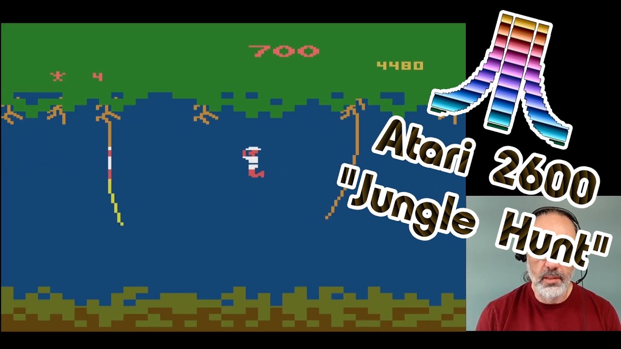 Atari 2600 Game Play, Jungle Hunt (and Ipswich) - YouTube