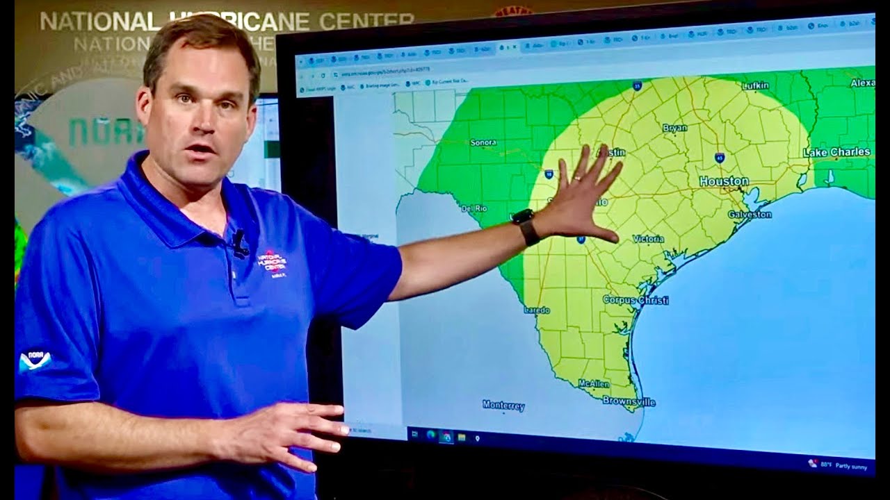 Afternoon Update on Tropical Storm Beryl from NHC in Miami, FL (July 5 ...