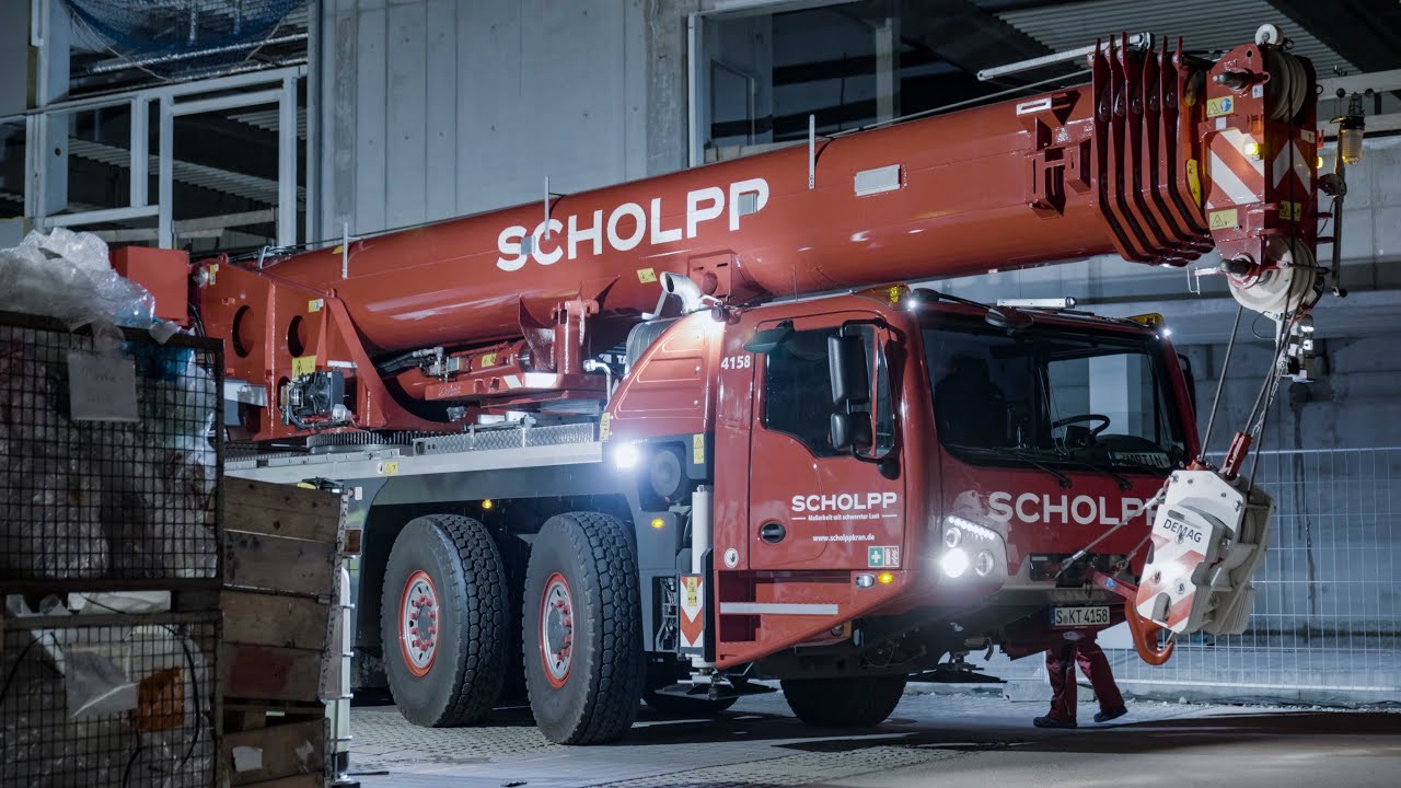 BEIM BRÜCKENEINHUB SETZEN WIR AUF UNSEREN NEUEN S-HK 80. - YouTube