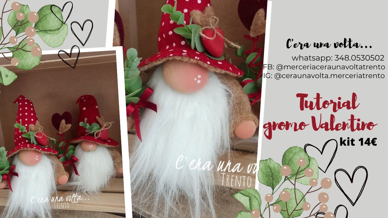 TUTORIAL GNOMO VALENTINO - YouTube
