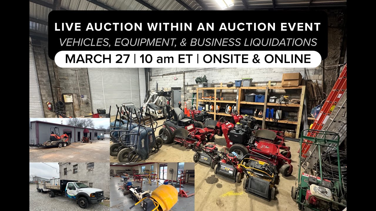 LIVE Auction With and Auction Event | March 27 @ 10 am EST - YouTube