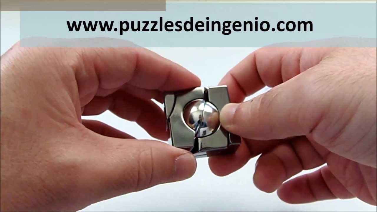 Vídeo Solución del Rompecabezas Puzzle de Metal Hanayama Cast Marble ...