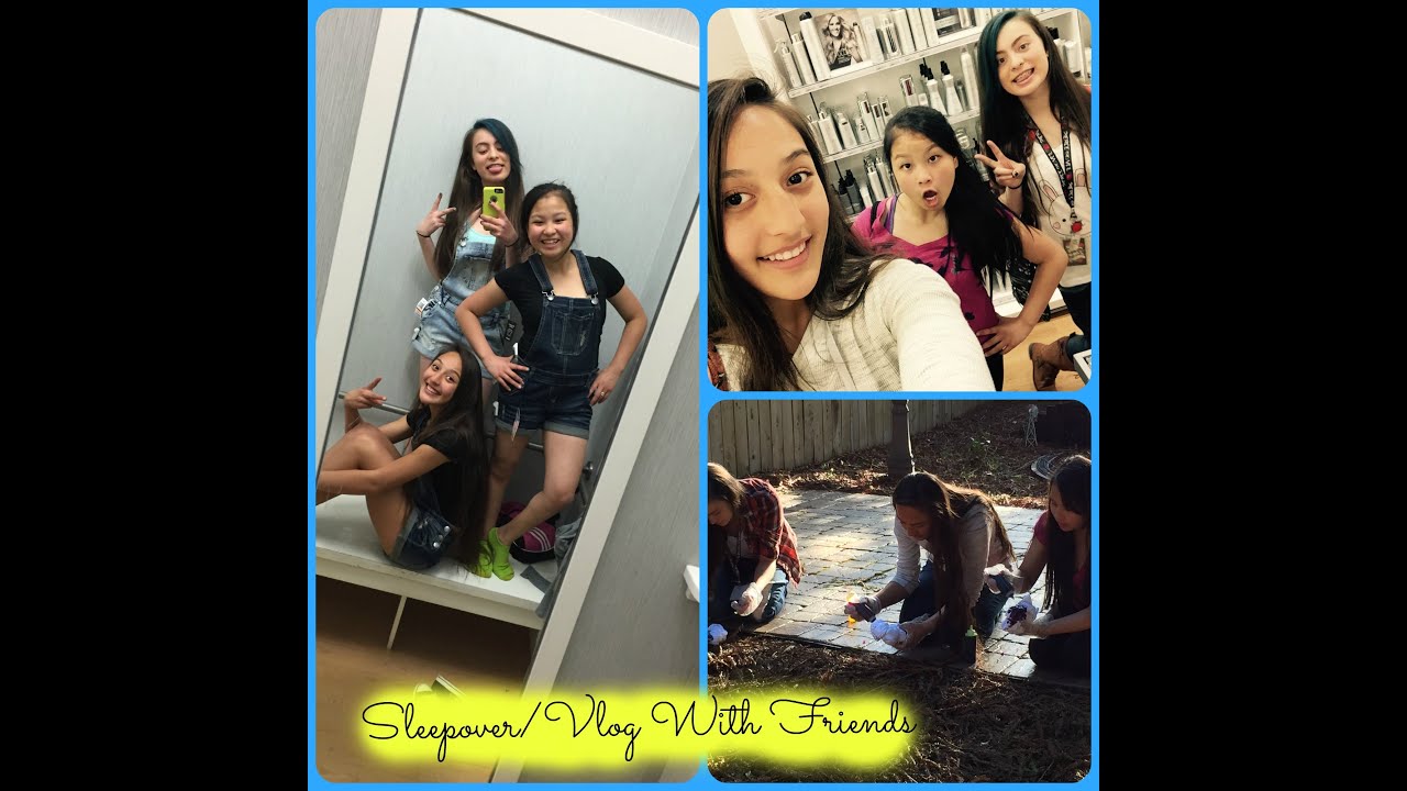 Sleepover/Vlog With Friends!! - YouTube