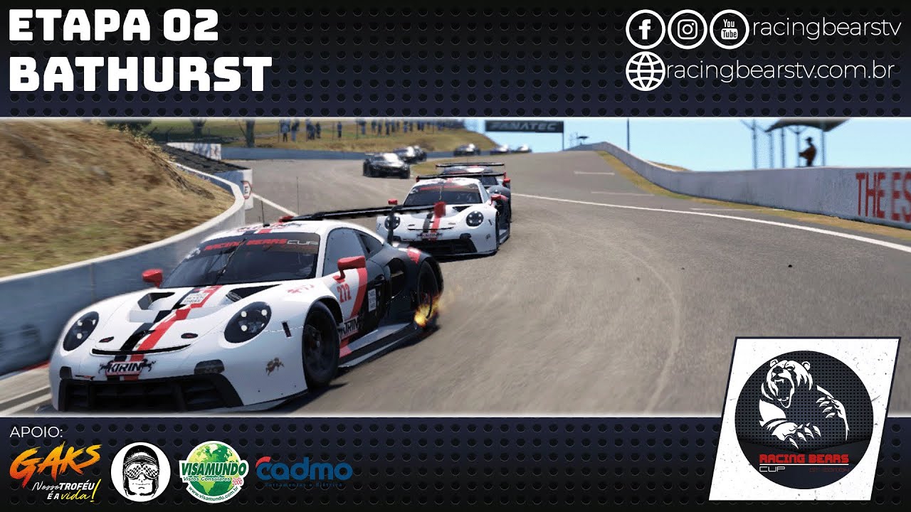 RACING BEARS CUP GT EDITION | 2º ETAPA | BATHURST #2 | AMS2 - YouTube