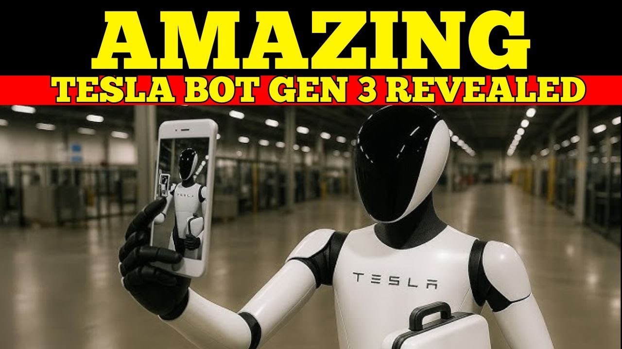 Amazing Upgrade! Tesla Bot Gen 3 Runs All Day – Elon Musk Leaks New ...