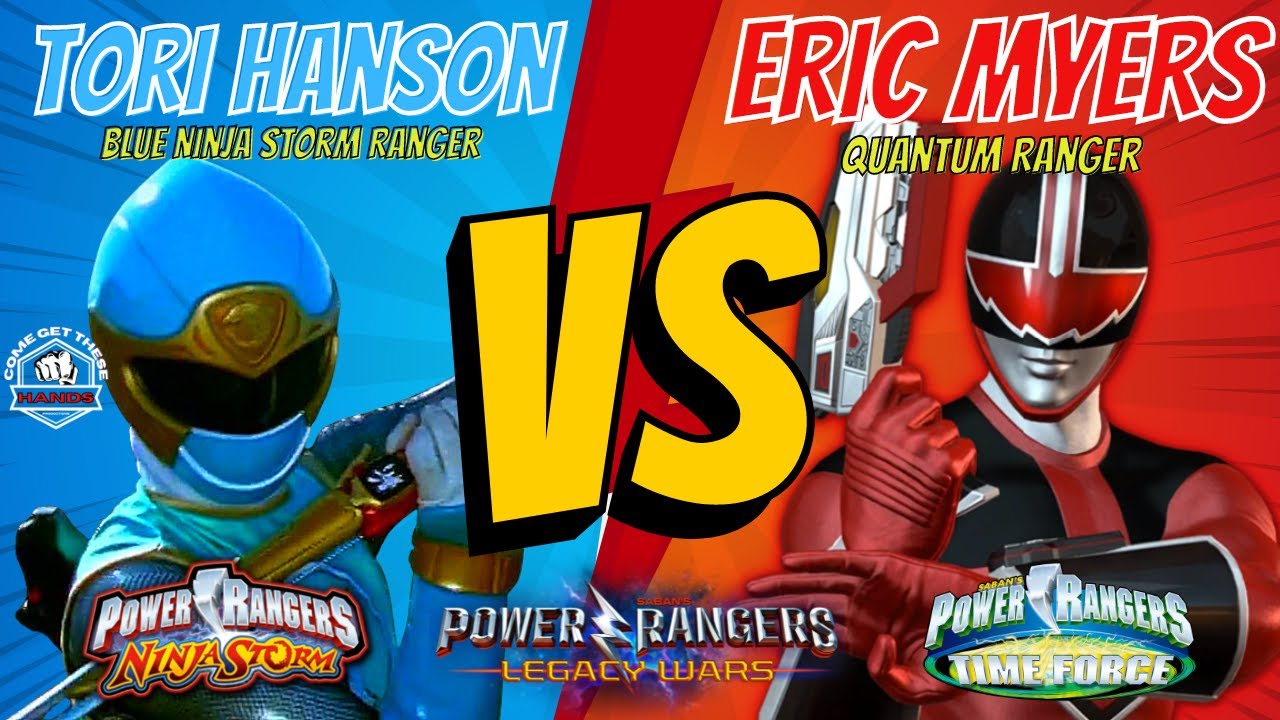 Power Rangers Legacy Wars | Blue Ninja Storm Ranger Tori Hanson Vs ...