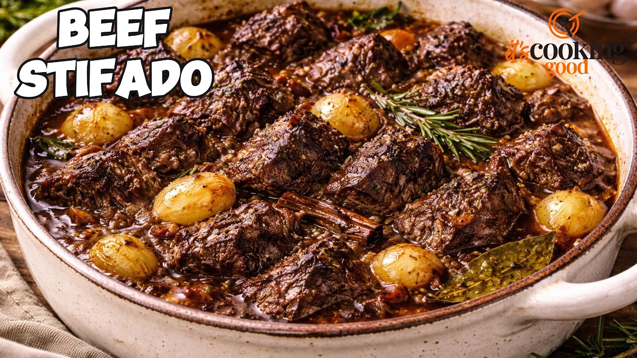Greek Beef Stifado | Slow-Cooked, Flavour-Packed Mediterranean Stew ...