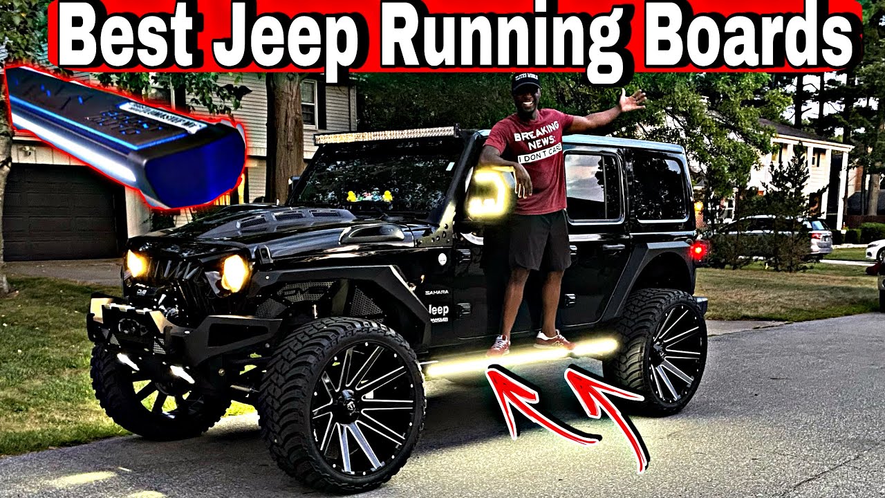 The Must Have Jeep Wrangler Running Boards:Boost Auto Jeep JL Running ...
