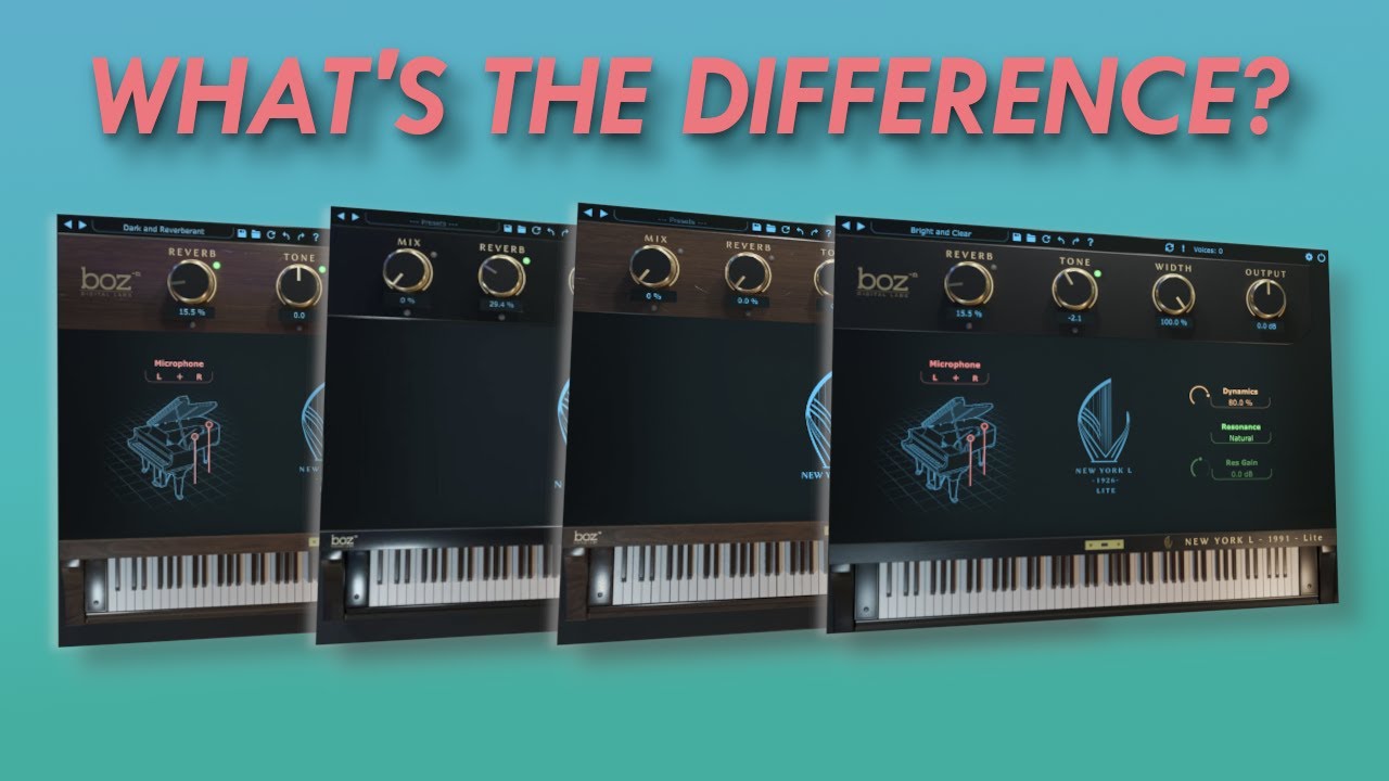 Boz 'New York L Bundle' Review - New and affordable Piano Plugins - YouTube