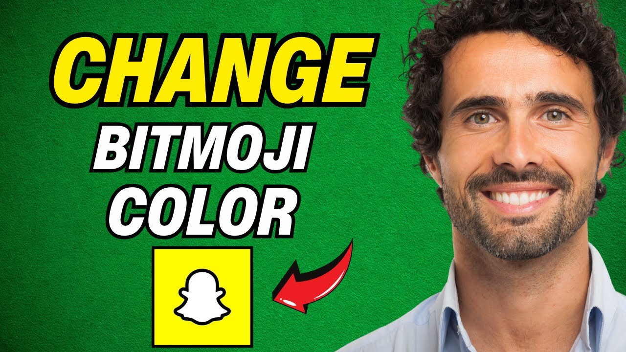 How to Change Your Bitmoji Color on Snapchat 2024 - YouTube