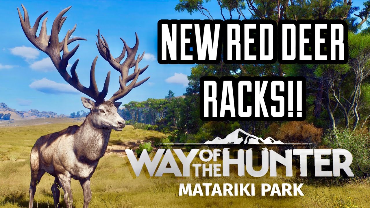 OMG RED DEER ON THE NEW WAY OF THE HUNTER MAP ARE GOING TO BE INSANE ...