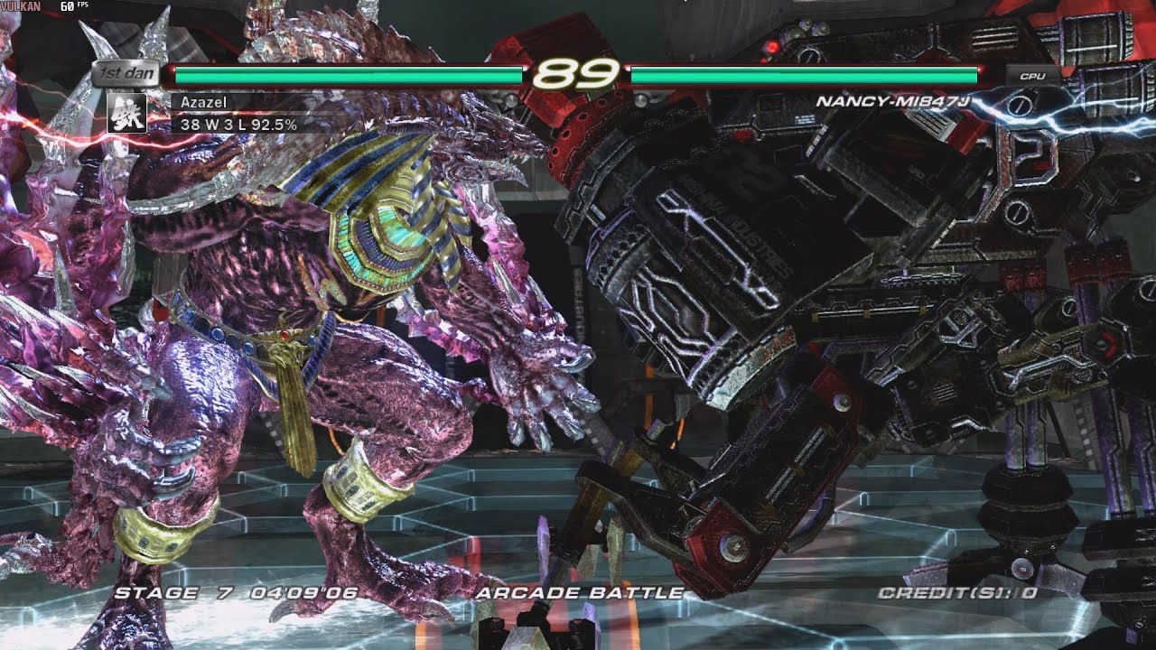 [ps3] Tekken 6 Boss Azazel all win playthrough (cpu level: ultra hard ...