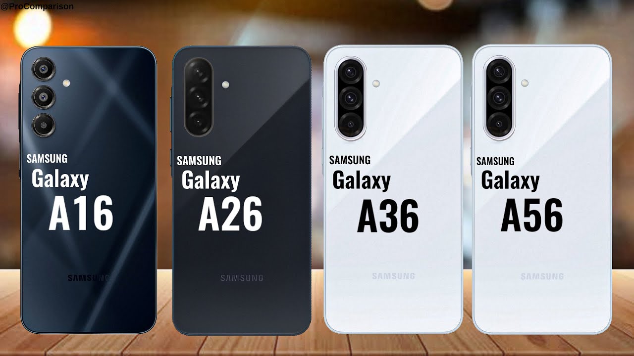 Samsung A16 5g vs Samsung A26 5g vs Samsung A36 5g vs Samsung A56 5g ...