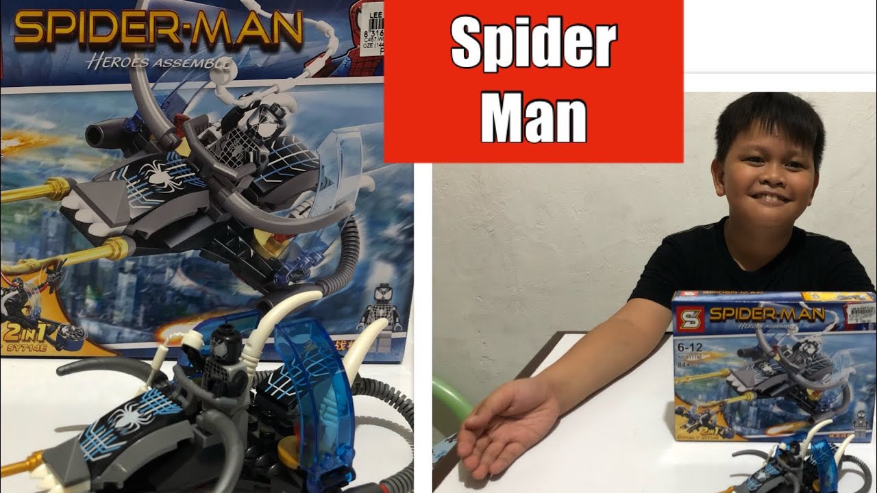 LEGO SPIDER MAN (knock-off) Unboxing new toy - YouTube
