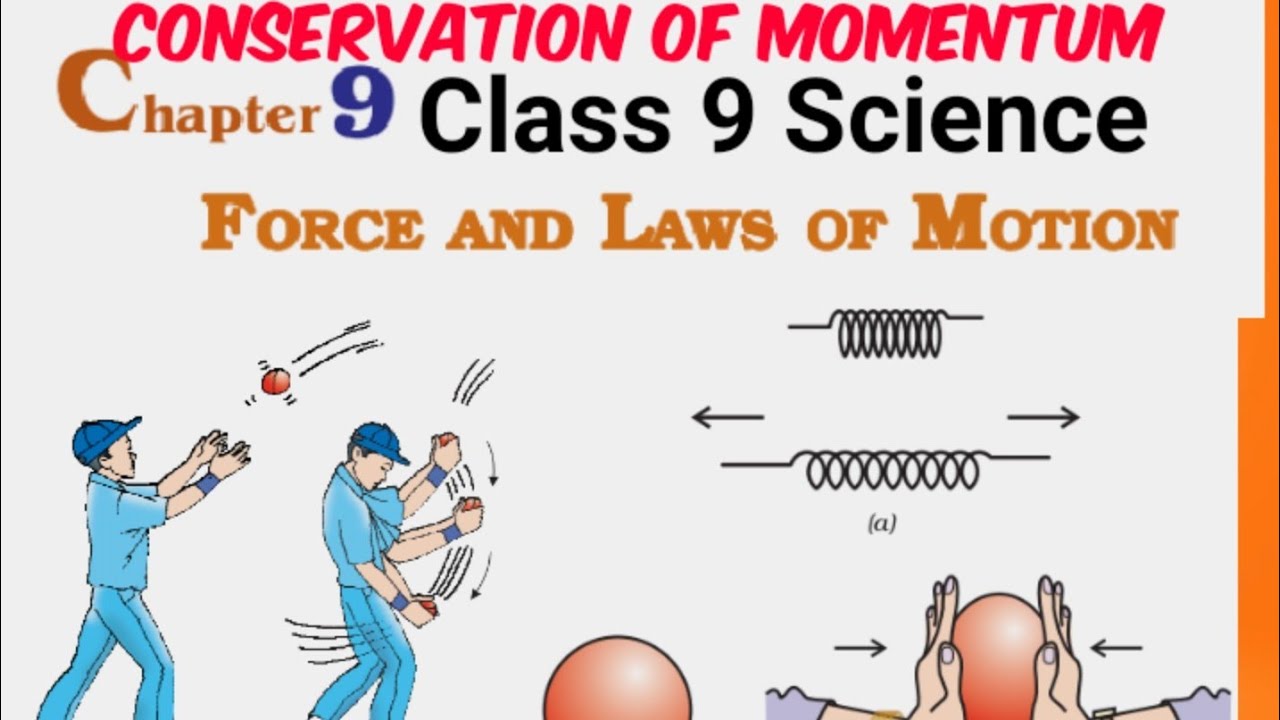 Class 9 th ll Chapter-9 Force law of Motion ll Science ll Conservation ...